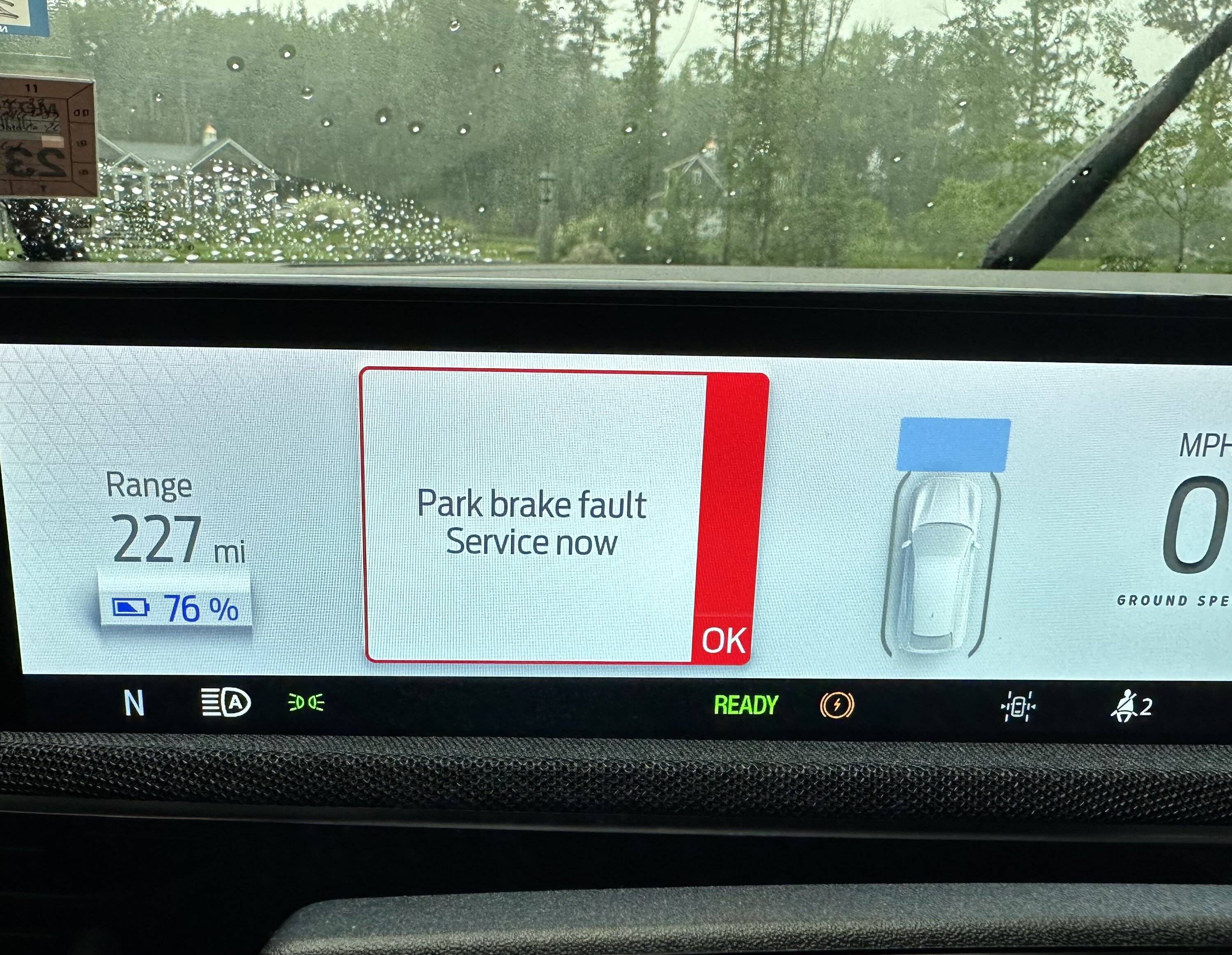 Park Brake Fault | MachEforum - Ford Mustang Mach-E News, Owners ...