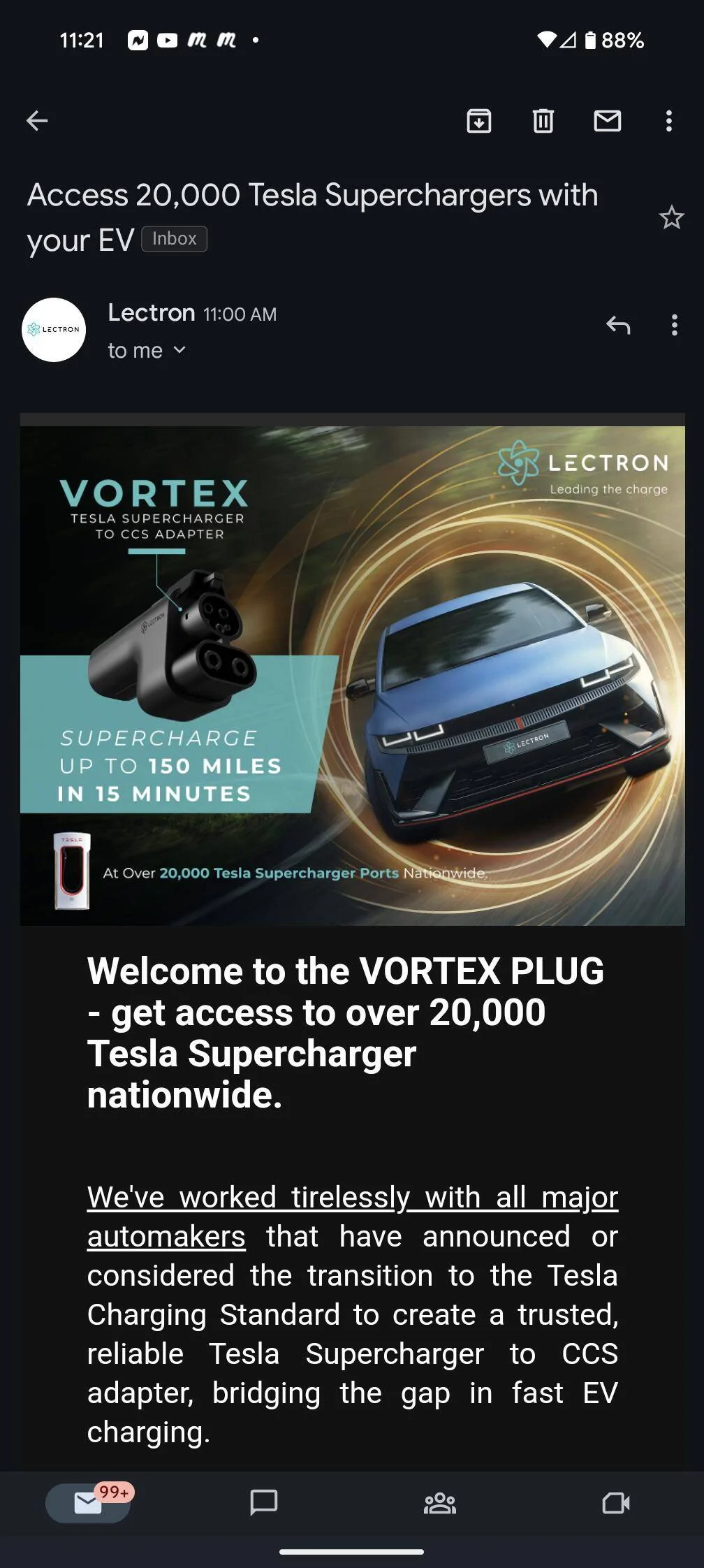 Lectron NACS to CCS Adapter | MachEforum - Ford Mustang Mach-E News ...
