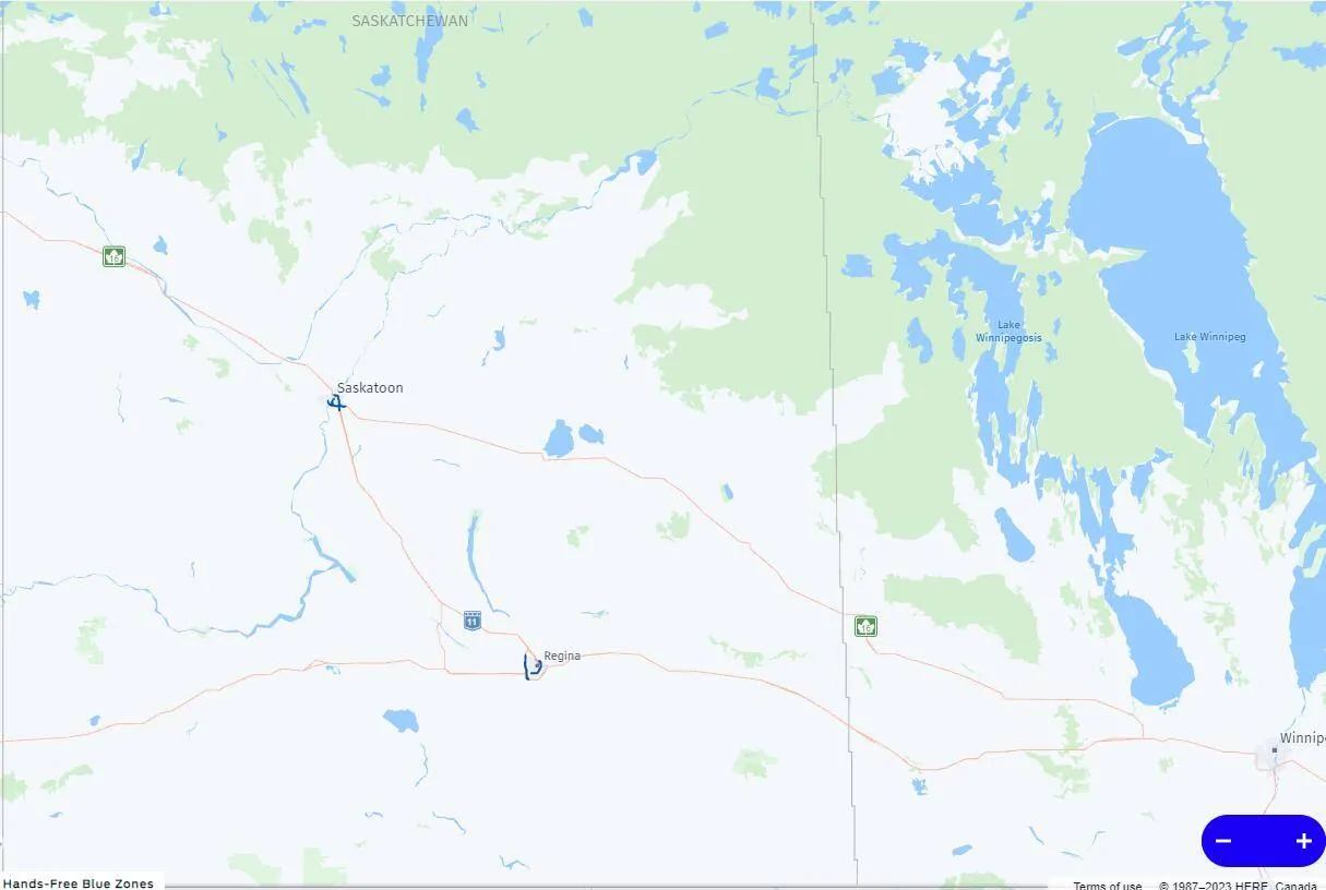 Blue Cruise map versus Super Cruise map in Alberta. | MachEforum - Ford ...