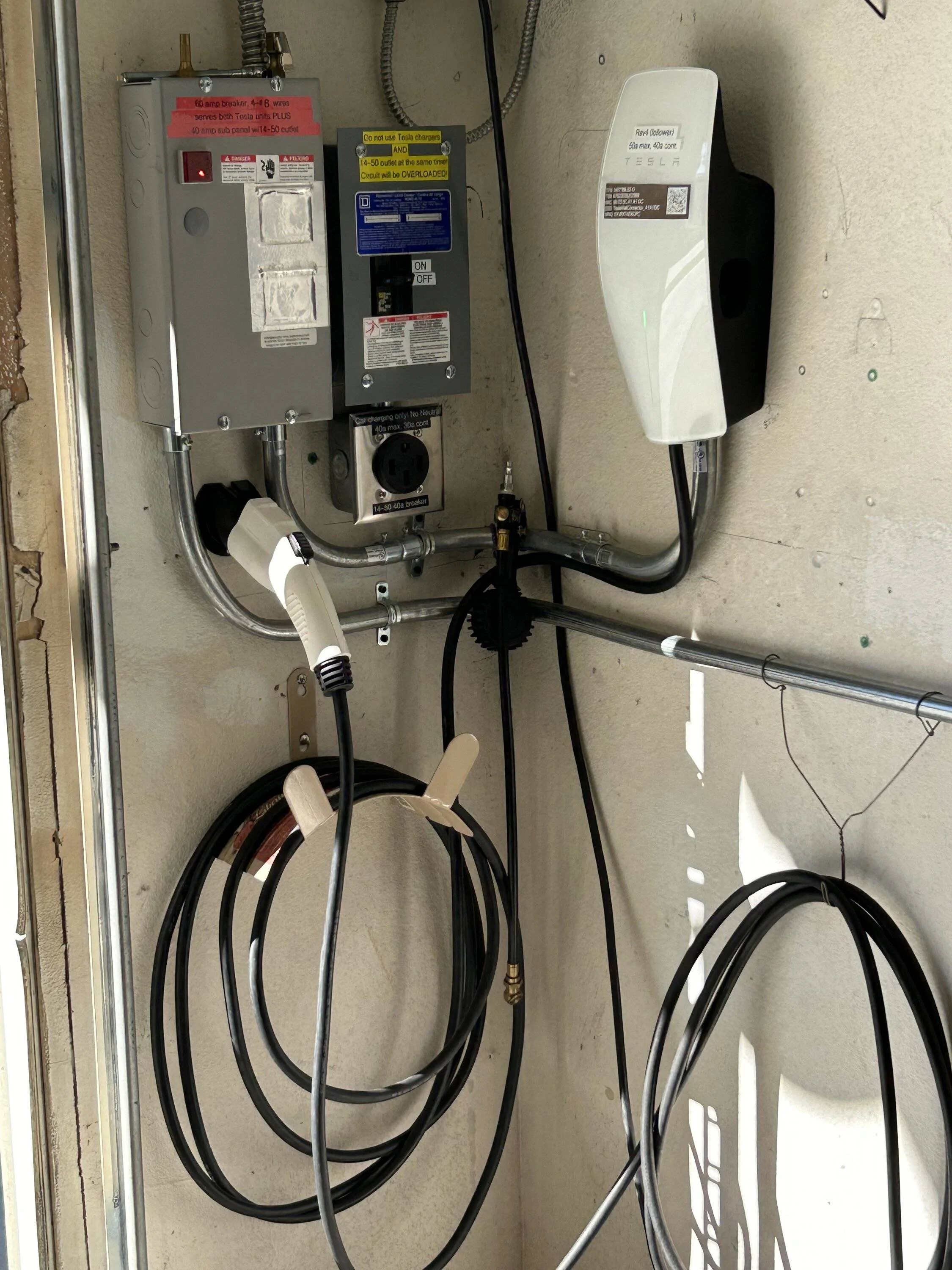 Power Sharing for two EVs using 1 circuit and 2 wall connectors ...