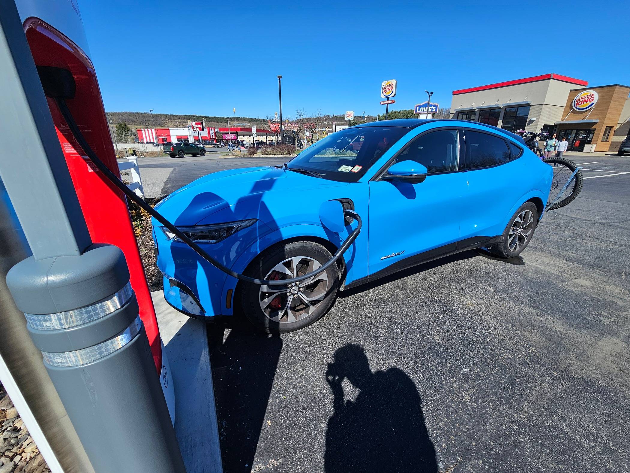 Charged Mach-E at Tesla Supercharger via Adapter | Page 6 | MachEforum ...