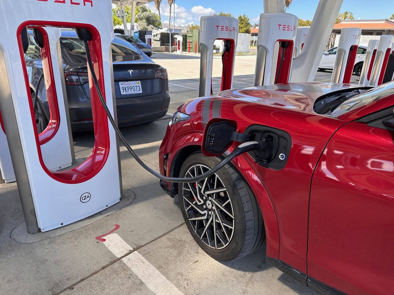 SF Bay Area to LA and Back with Tesla Supercharging via A2Z Adapter ...