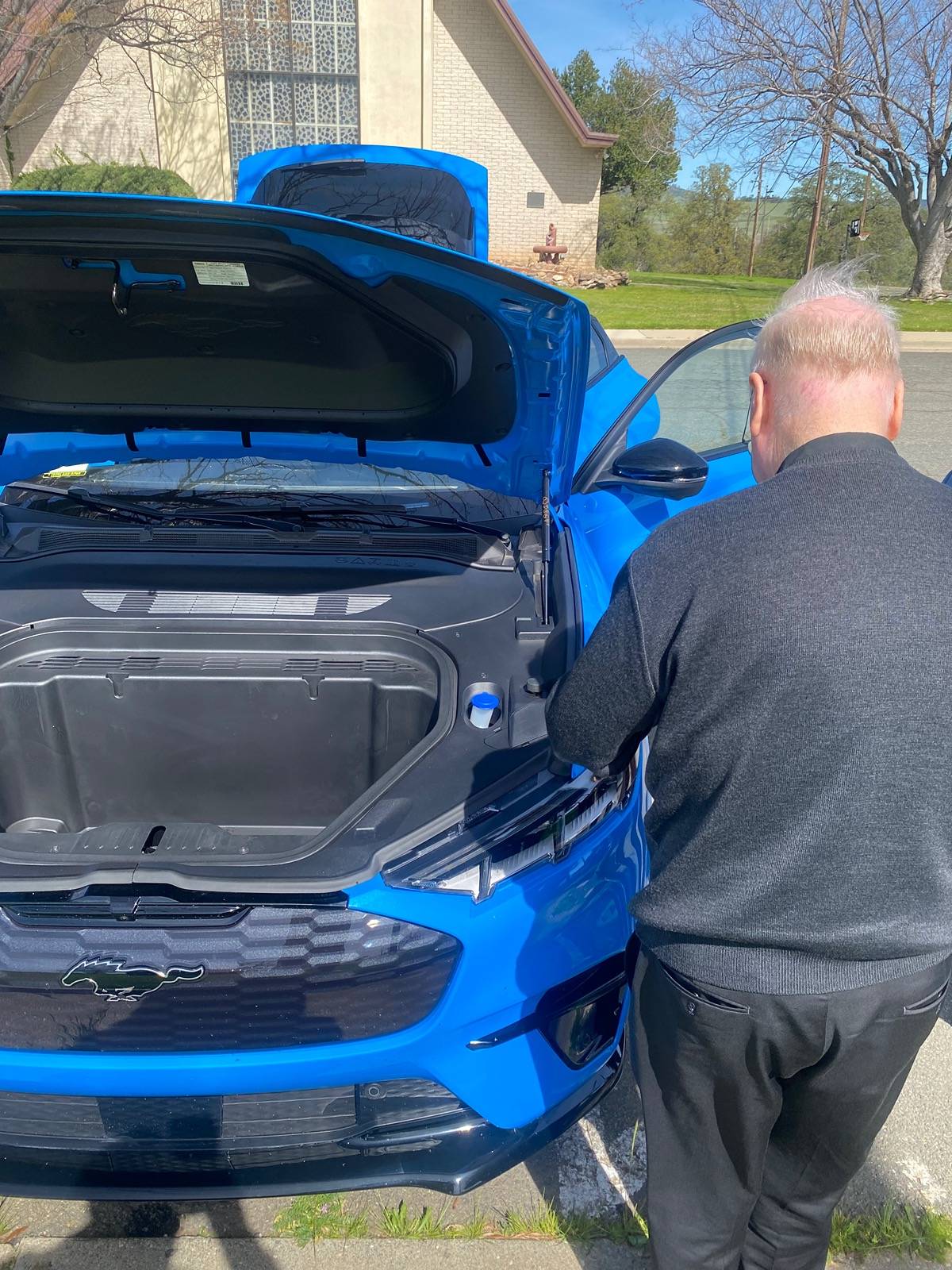 The gassers looks stupid lining up to gas up | MachEforum - Ford ...