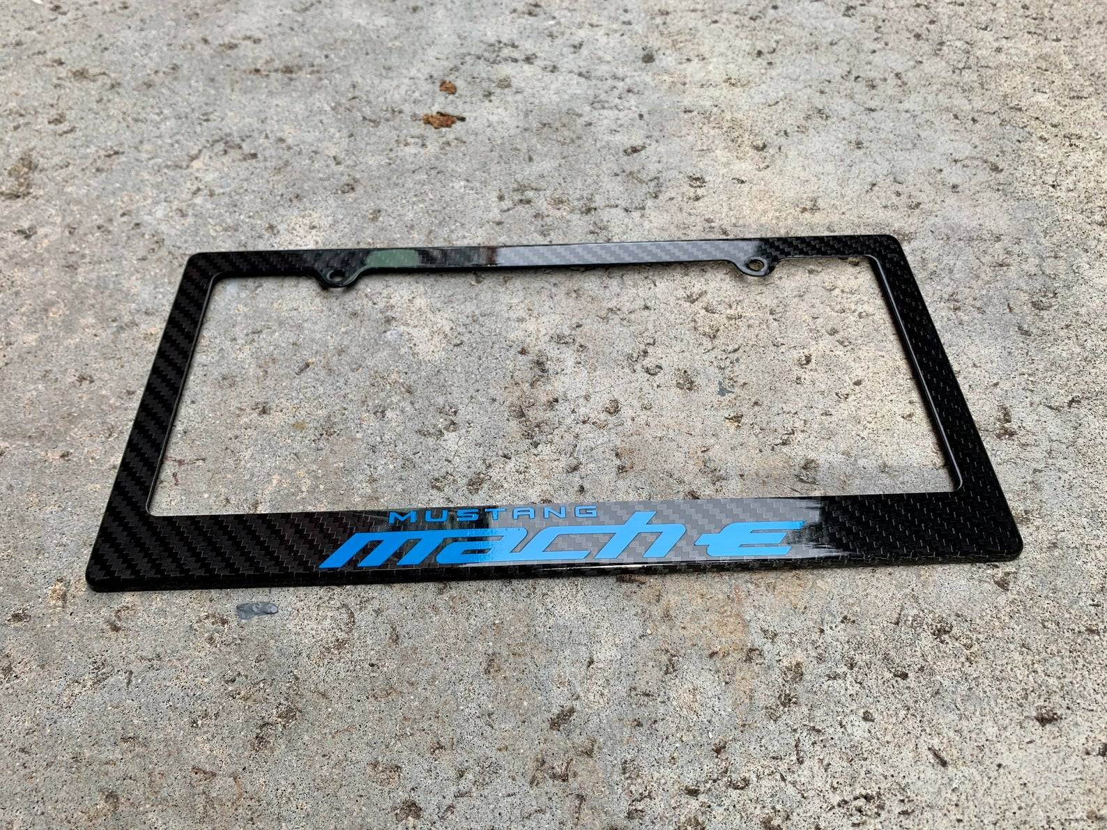 MME Accessory - Custom License Plate Frame | MachEforum - Ford Mustang ...