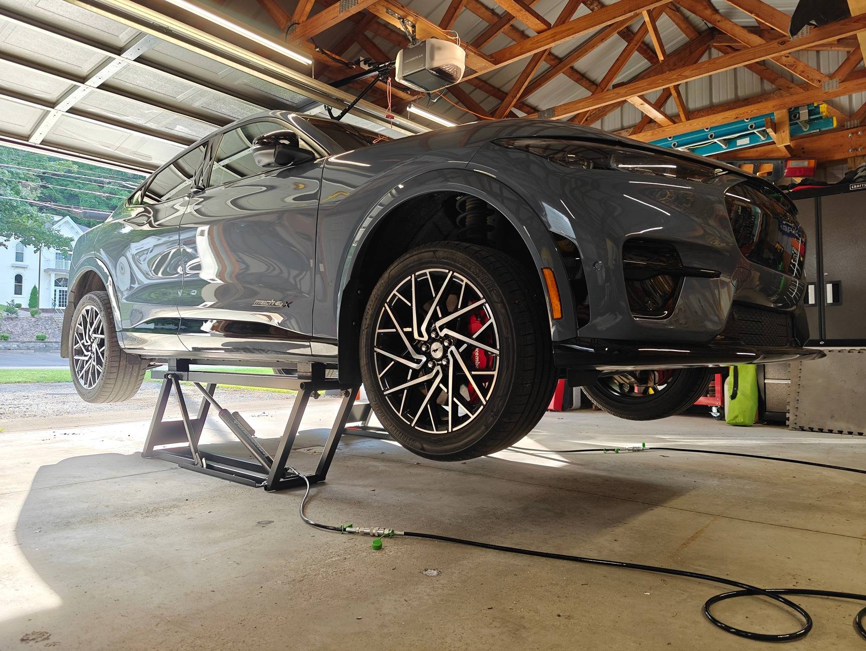 FINALLY set up my Quick Jacks | MachEforum - Ford Mustang Mach-E News ...