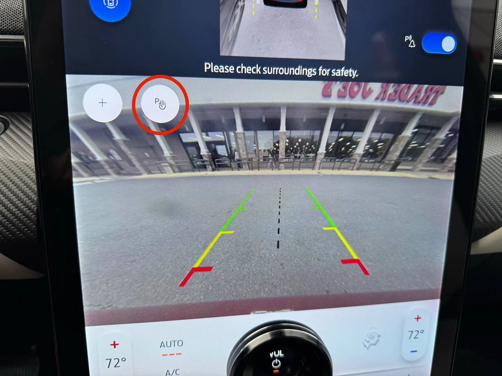 SOLVED What is this symbol on rearview camera? | MachEforum - Ford ...