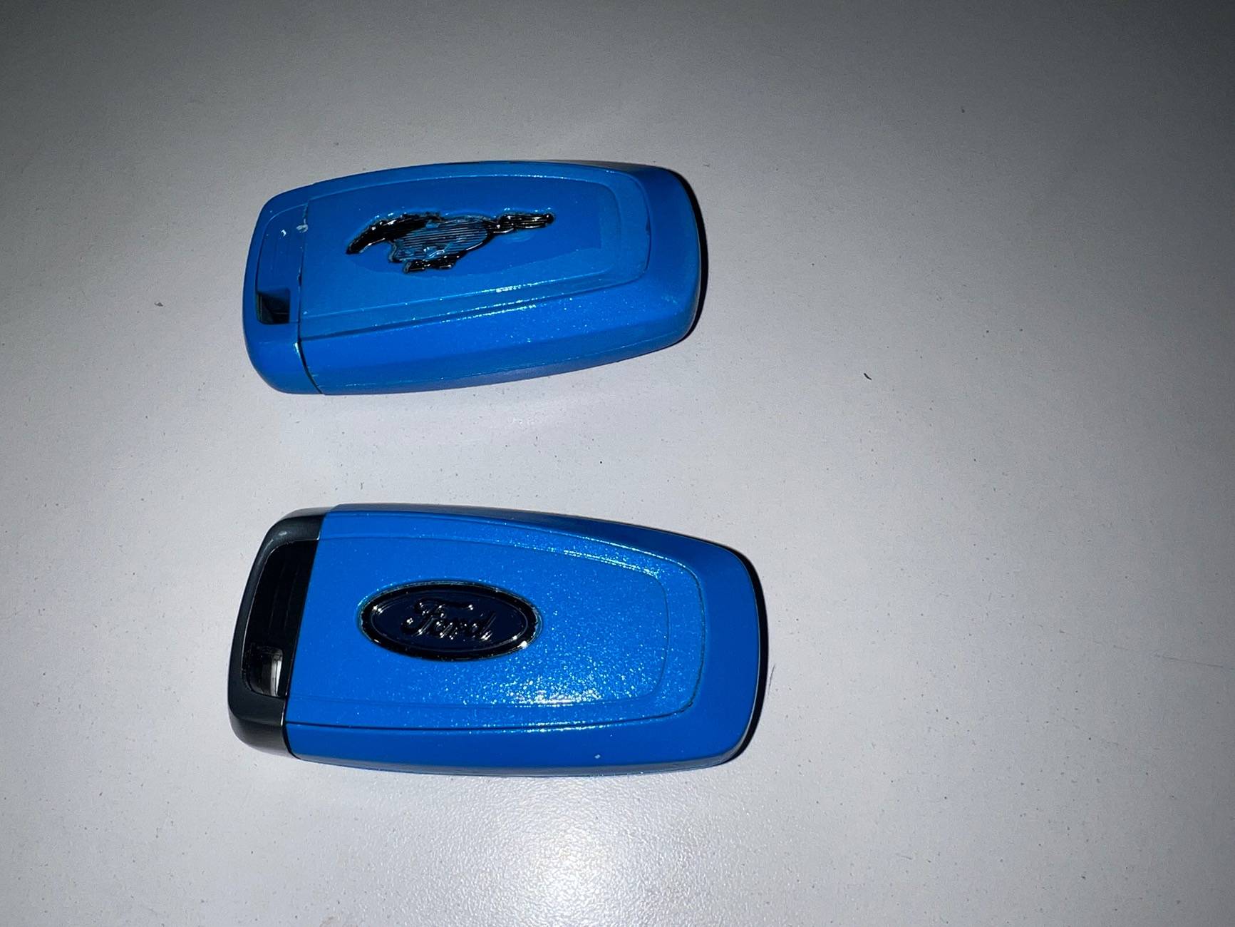 I got a little bored with the black key fobs… painted mine blue ...