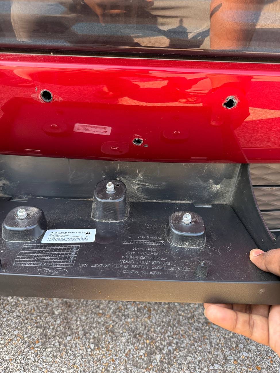 California - [Purchased] Front GT License Plate Bracket | MachEforum ...