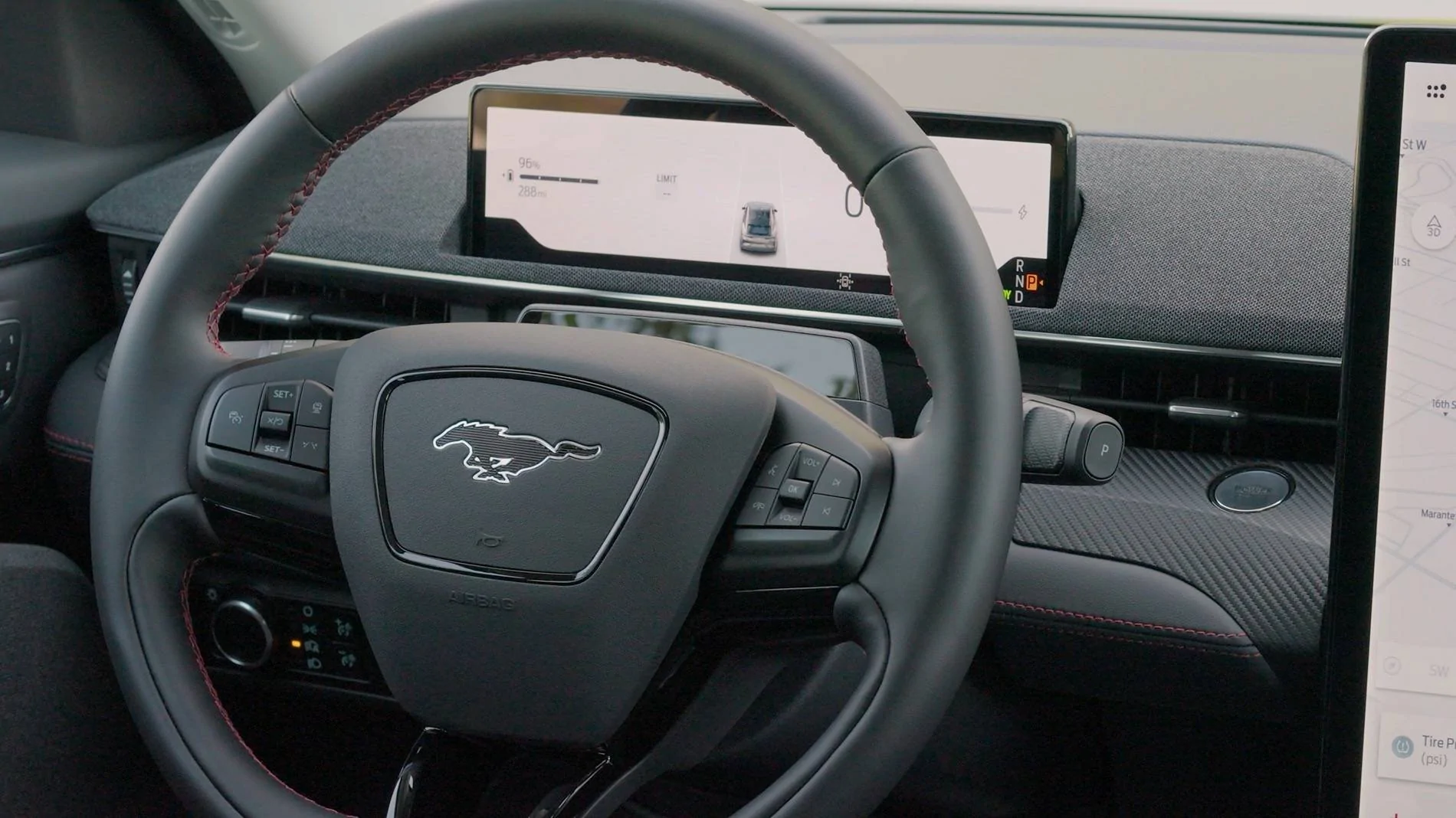 2025 Mach-E Interior Photos: showing new features, including new ...