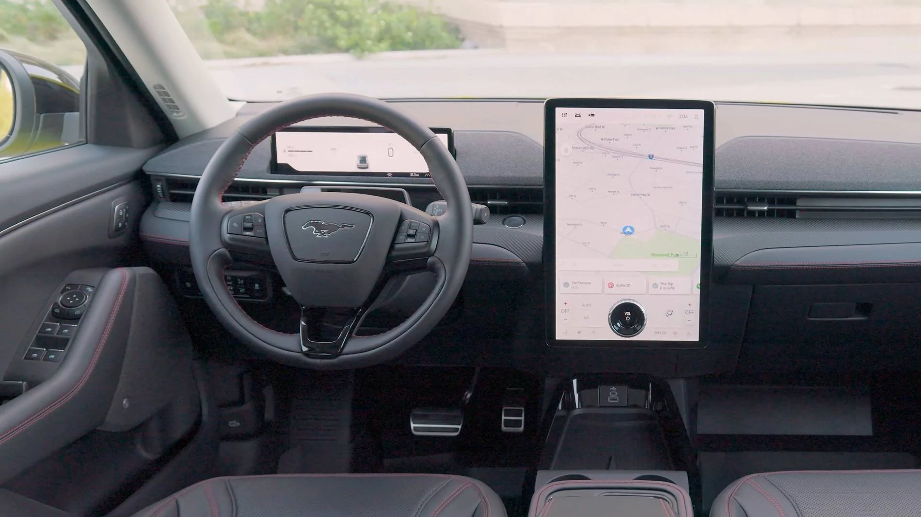 2025 Mach-E Interior Photos: showing new features, including new ...