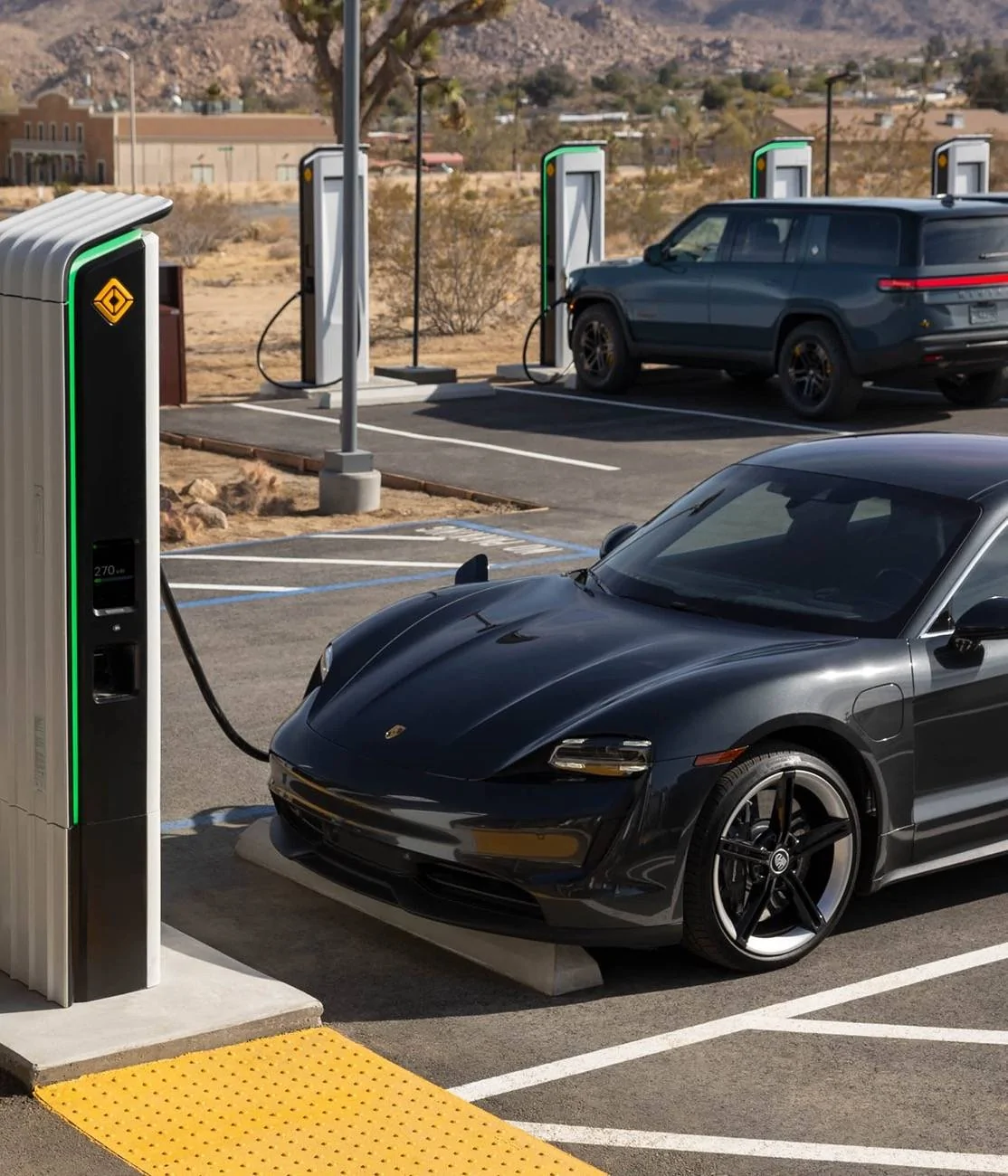 Map of Rivian Adventure Network (RAN) charging sites open to all EV's ...