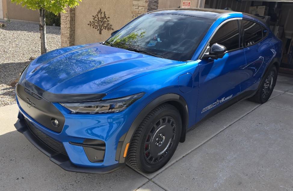 VELOCITY BLUE METALLIC Mach-E Photos | MachEforum - Ford Mustang Mach-E ...