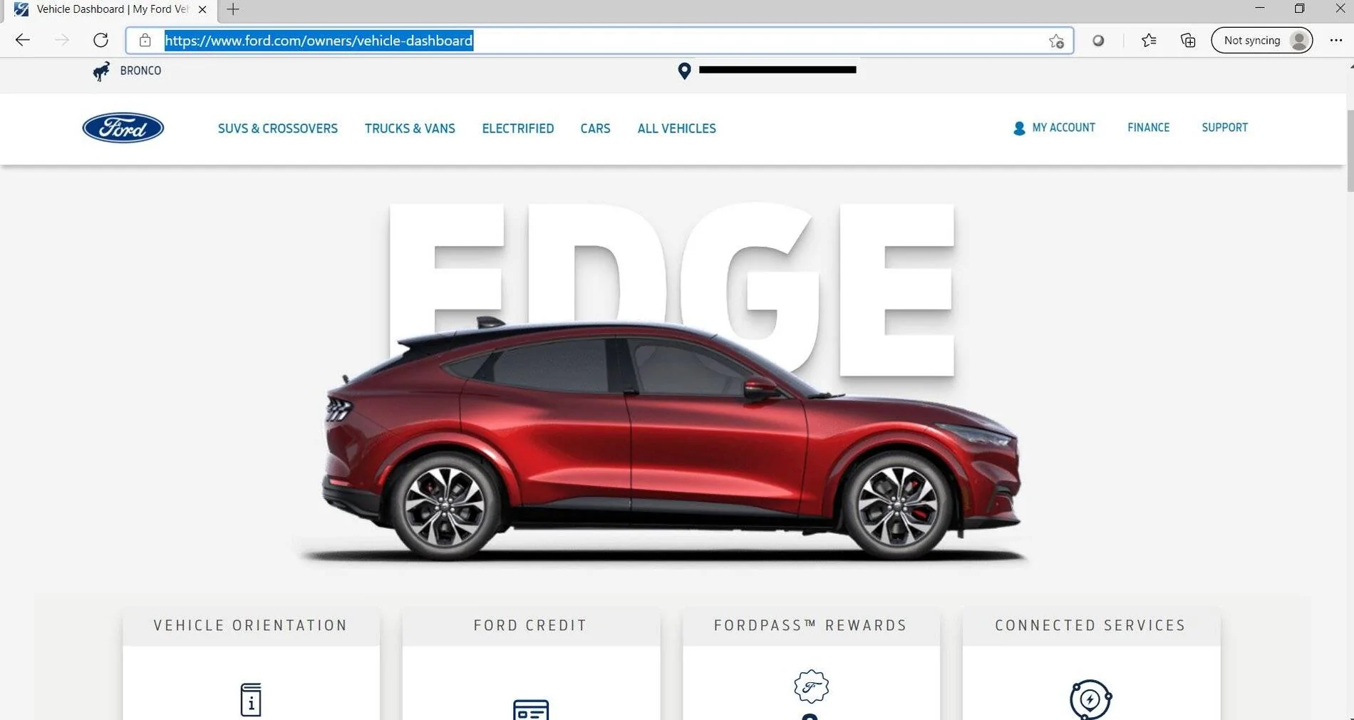 How are you accessing Owners portal | MachEforum - Ford Mustang Mach-E ...