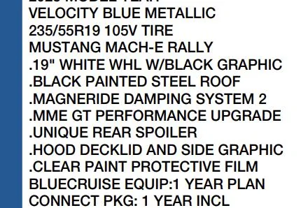 Any difference in the MagneRide system between a 2024 and 2025 Rally ? | MachEforum - Ford ...