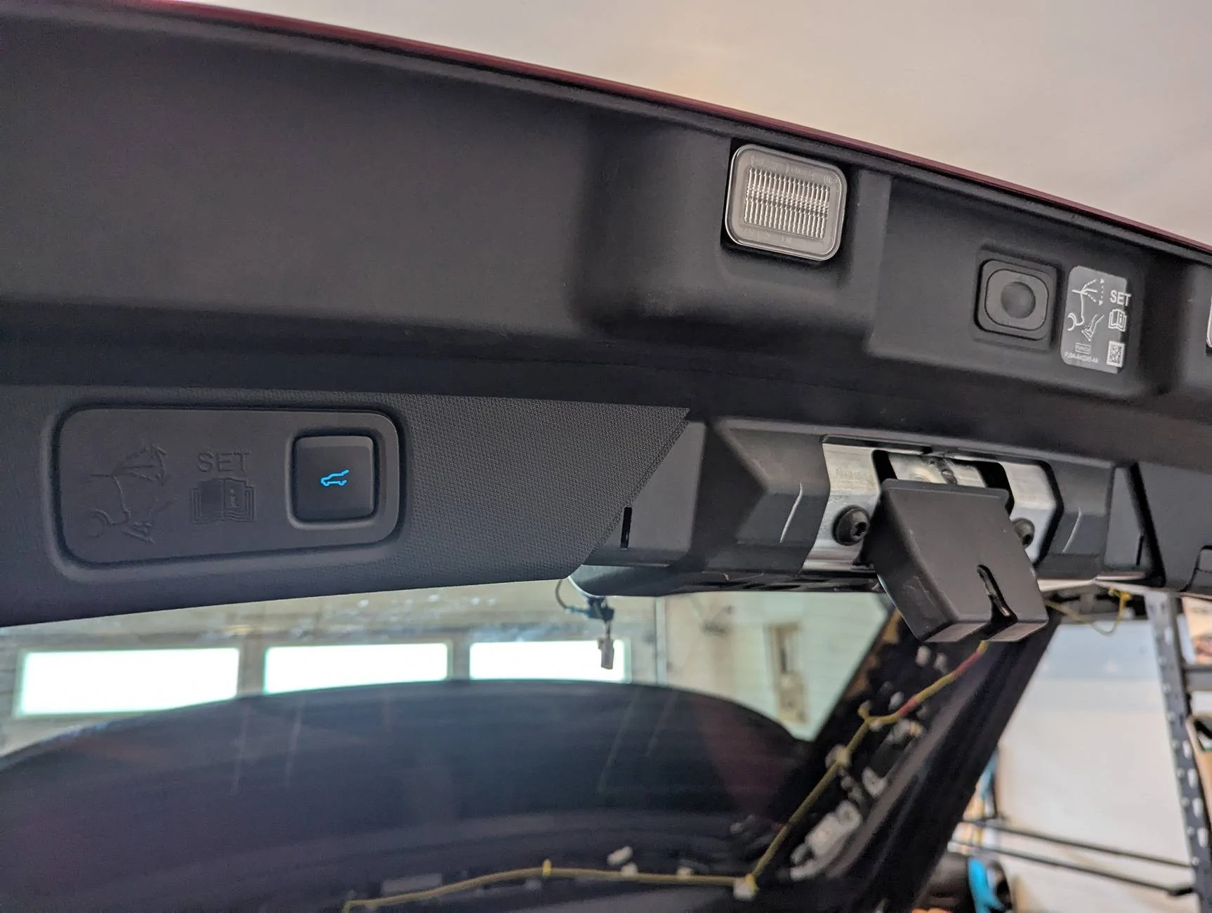 Installed Physical Tailgate Release Button + Power Liftgate Close ...
