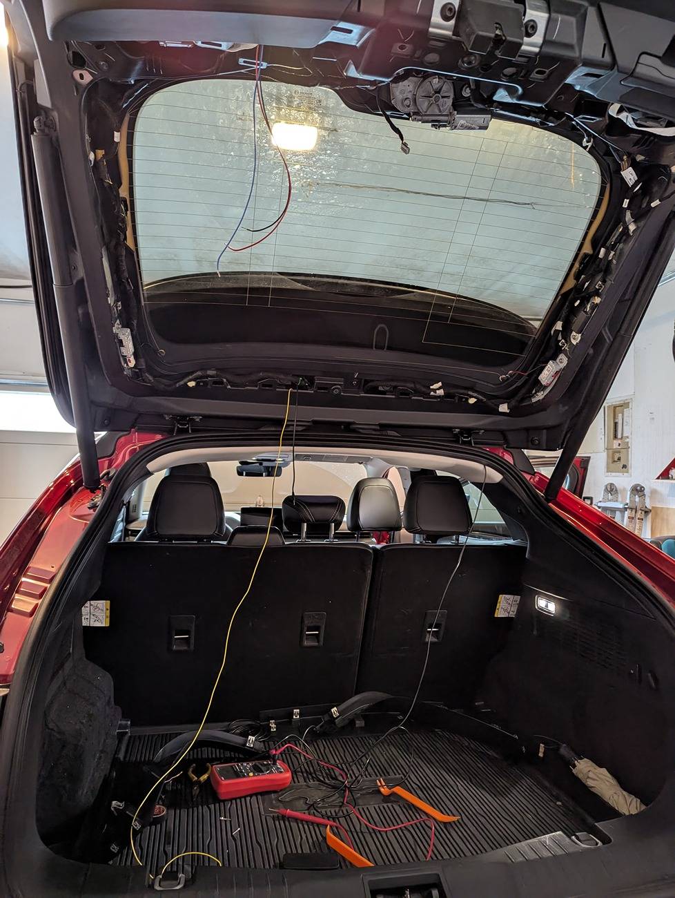 Installed Physical Tailgate Release Button + Power Liftgate Close ...