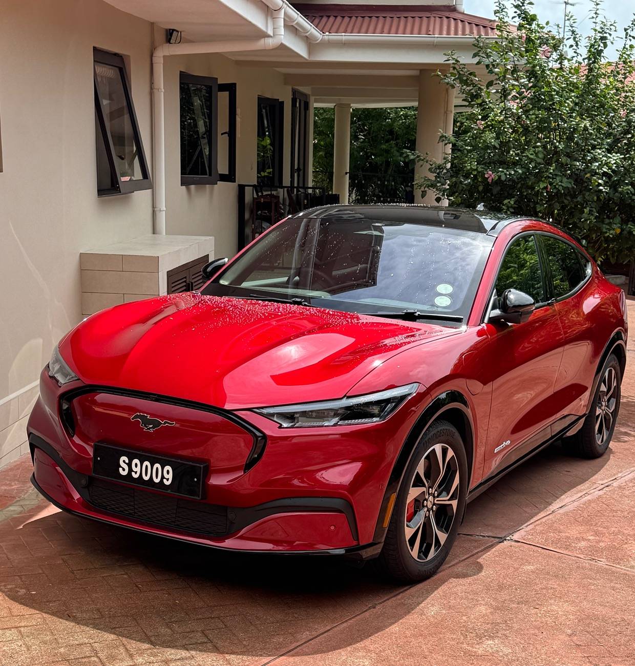 My Mach E4 Premium: Seychelles. Only one of three in the country ...