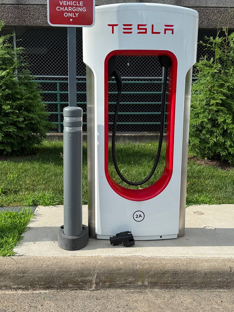 Had to leave my A2Z adapter at a Tesla Supercharger in Reston VA ...