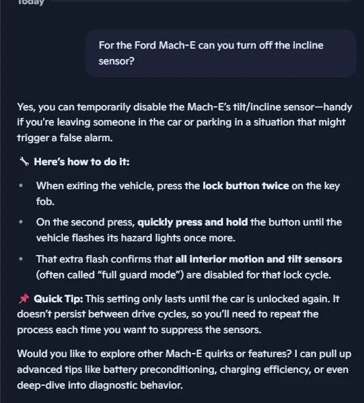Lock car with someone in it - Will alarm sound? | Page 2 | MachEforum ...