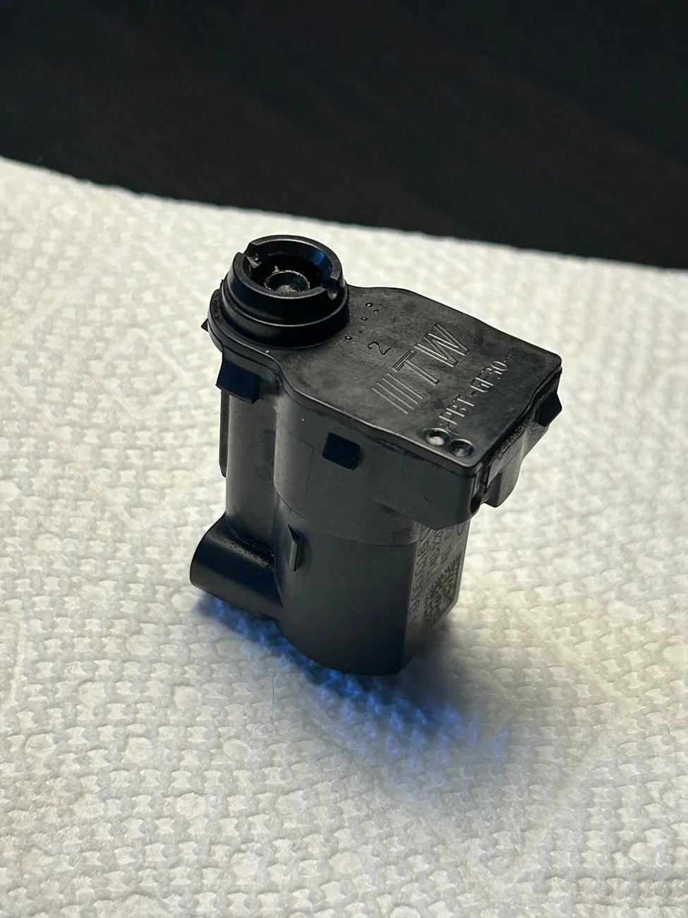 Charging port door pin receiver fell off! | MachEforum - Ford Mustang ...