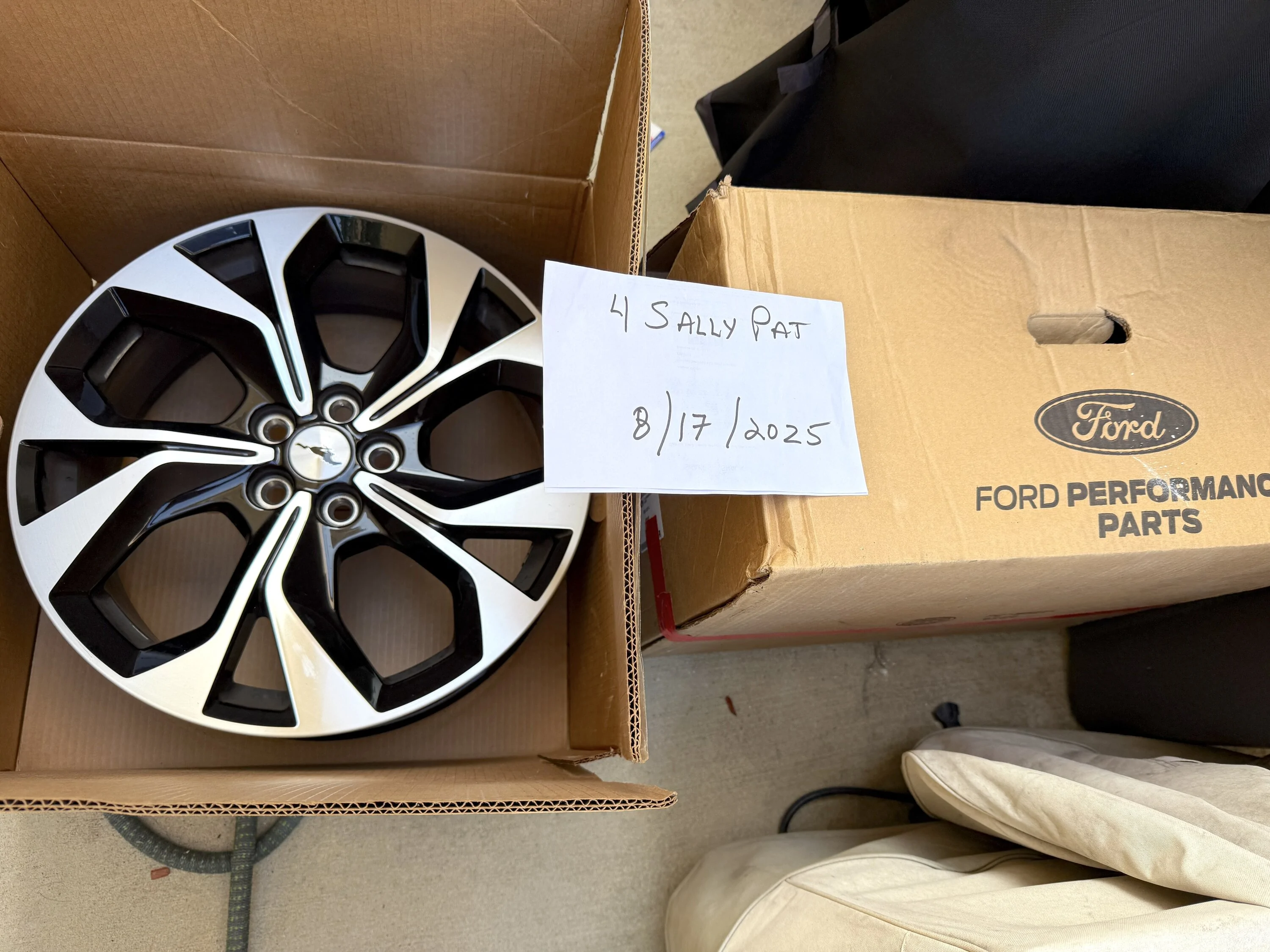 California - Factory OEM Mach-E 2021-2024 19x7 Wheels Machined Black ...