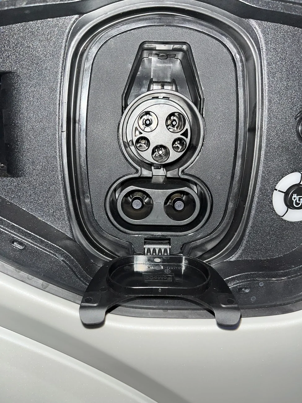 Are my pins bent after locked charger port (first time charging car ...