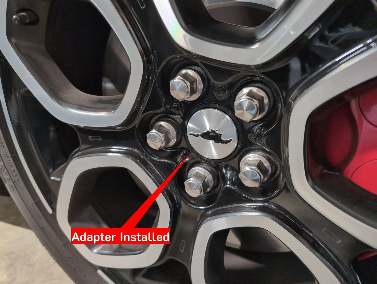 Mach E GT Flower Wheels Center Cap Adapter | MachEforum - Ford Mustang ...