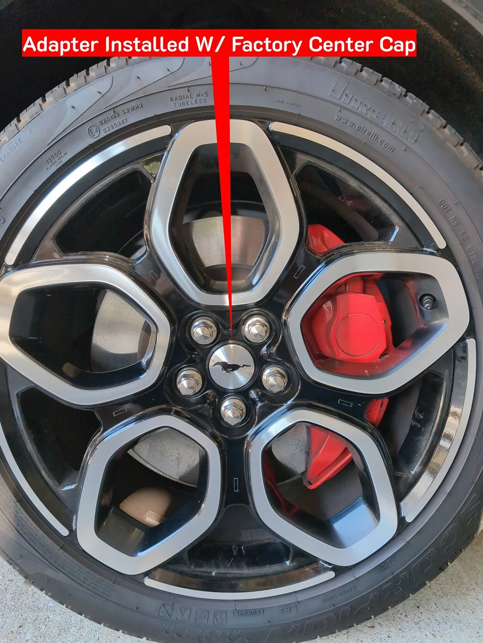 Mach E GT Flower Wheels Center Cap Adapter | MachEforum - Ford Mustang ...