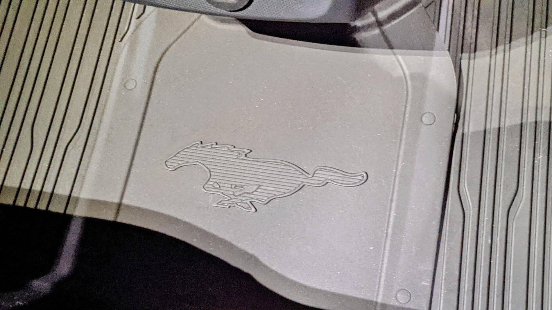 Good look at the floor mats / interior protection package | MachEforum ...
