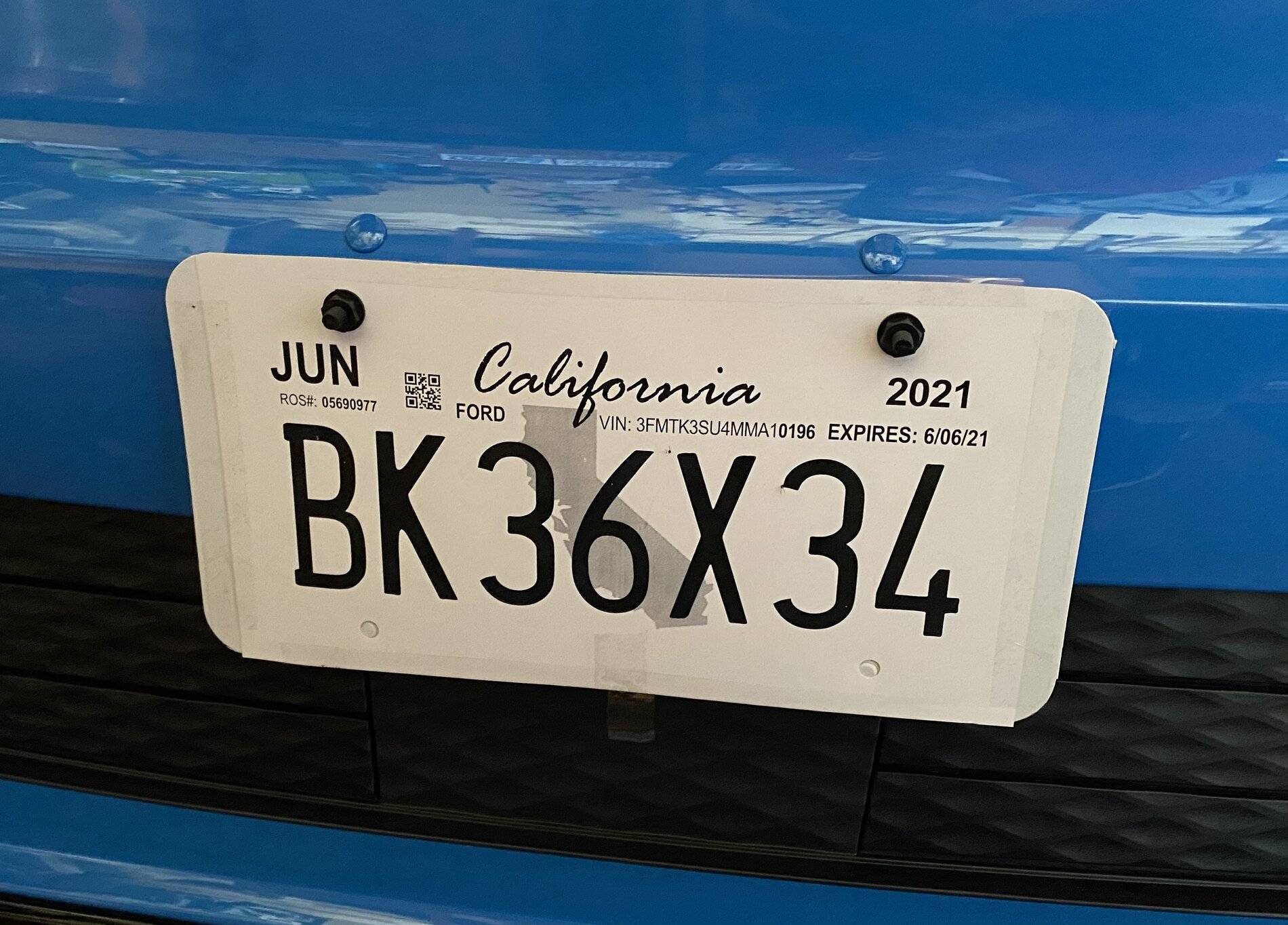 Front license plate brackets | MachEforum - Ford Mustang Mach-E News ...