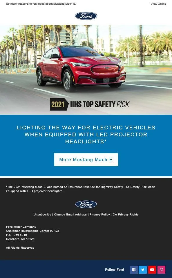 2021 Mach-E Earns IIHS Top Safety Pick! | Page 4 | MachEforum - Ford ...