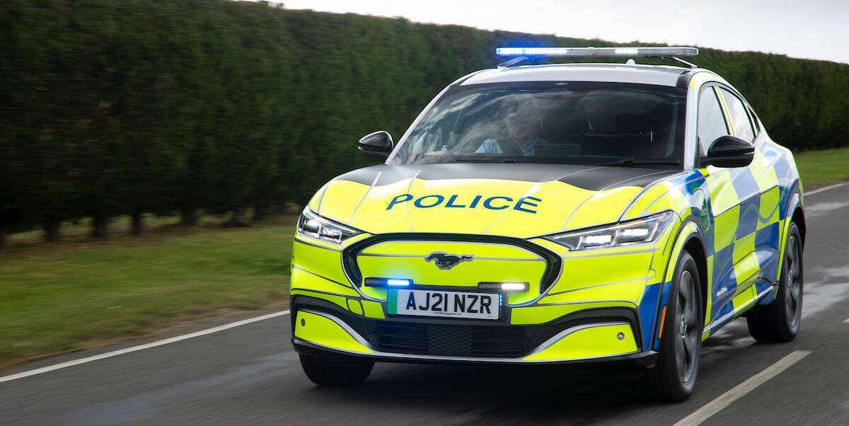 Mach-E police car shown at a UK Emergency Services Show | MachEforum ...