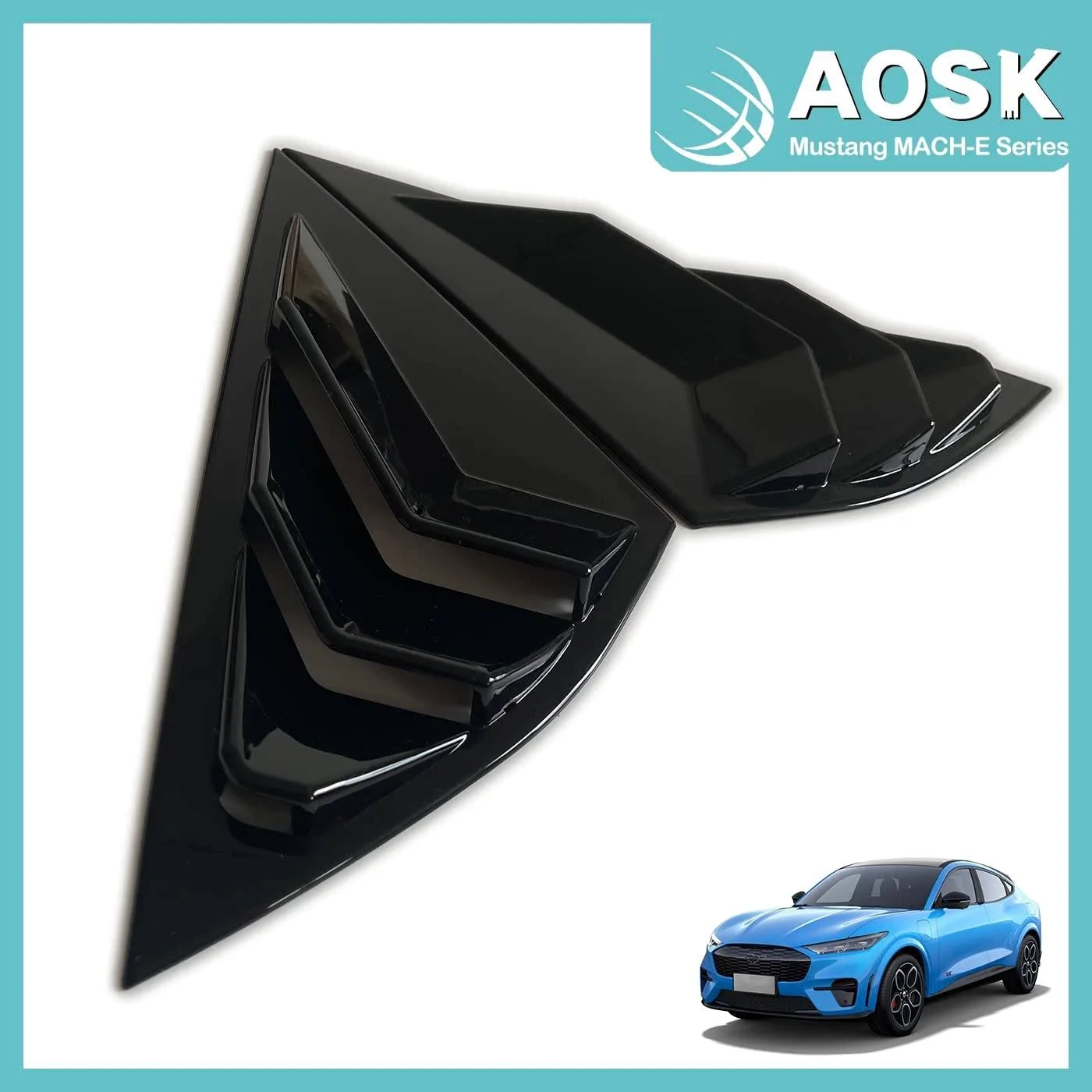 【Back In Stock】AOSK Window Louvers Cover! | MachEforum - Ford Mustang ...