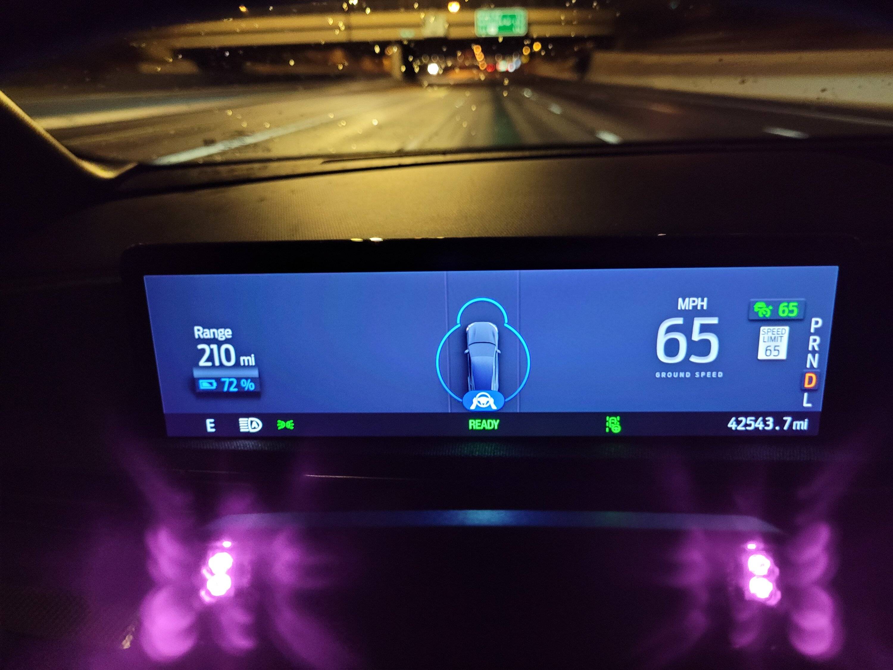 Blue instrument cluster when using BlueCruise? | MachEforum - Ford ...