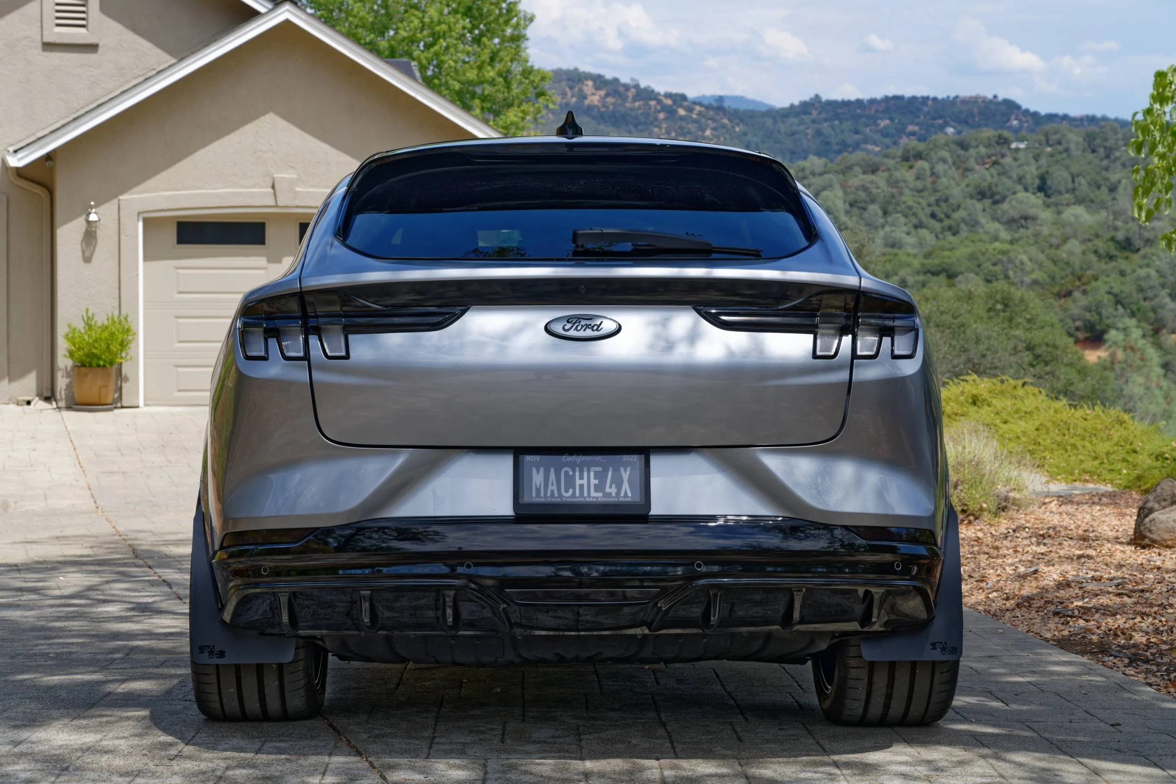 mach e with custom mods, stickers, wheels, graphics, emblems anything ...