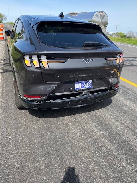 Mach E Rear End Collision | MachEforum - Ford Mustang Mach-E News ...