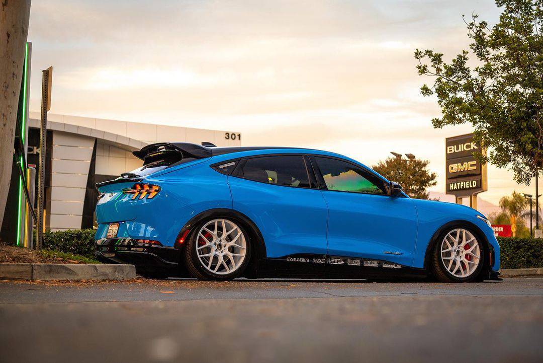 Mach-E GT at SEMA with AOSK Body Kits | MachEforum - Ford Mustang Mach ...