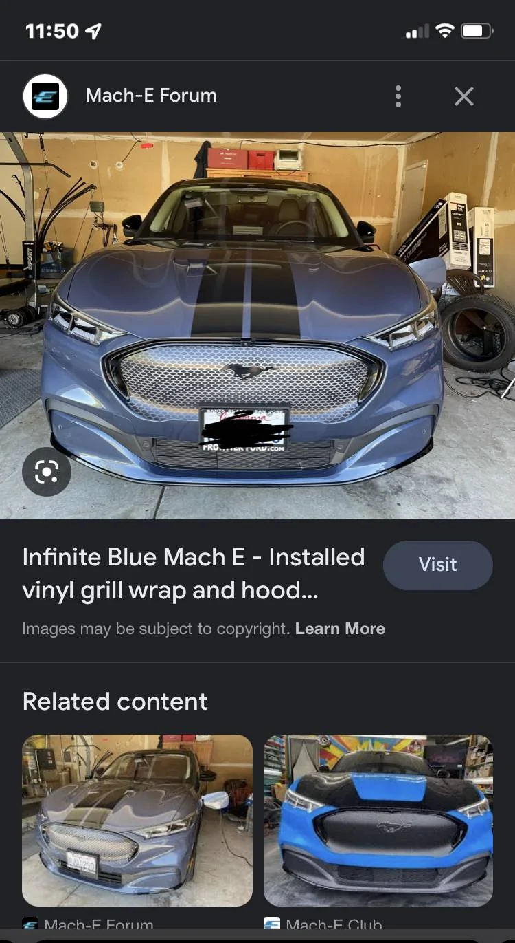 mach e with custom mods, stickers, wheels, graphics, emblems anything ...