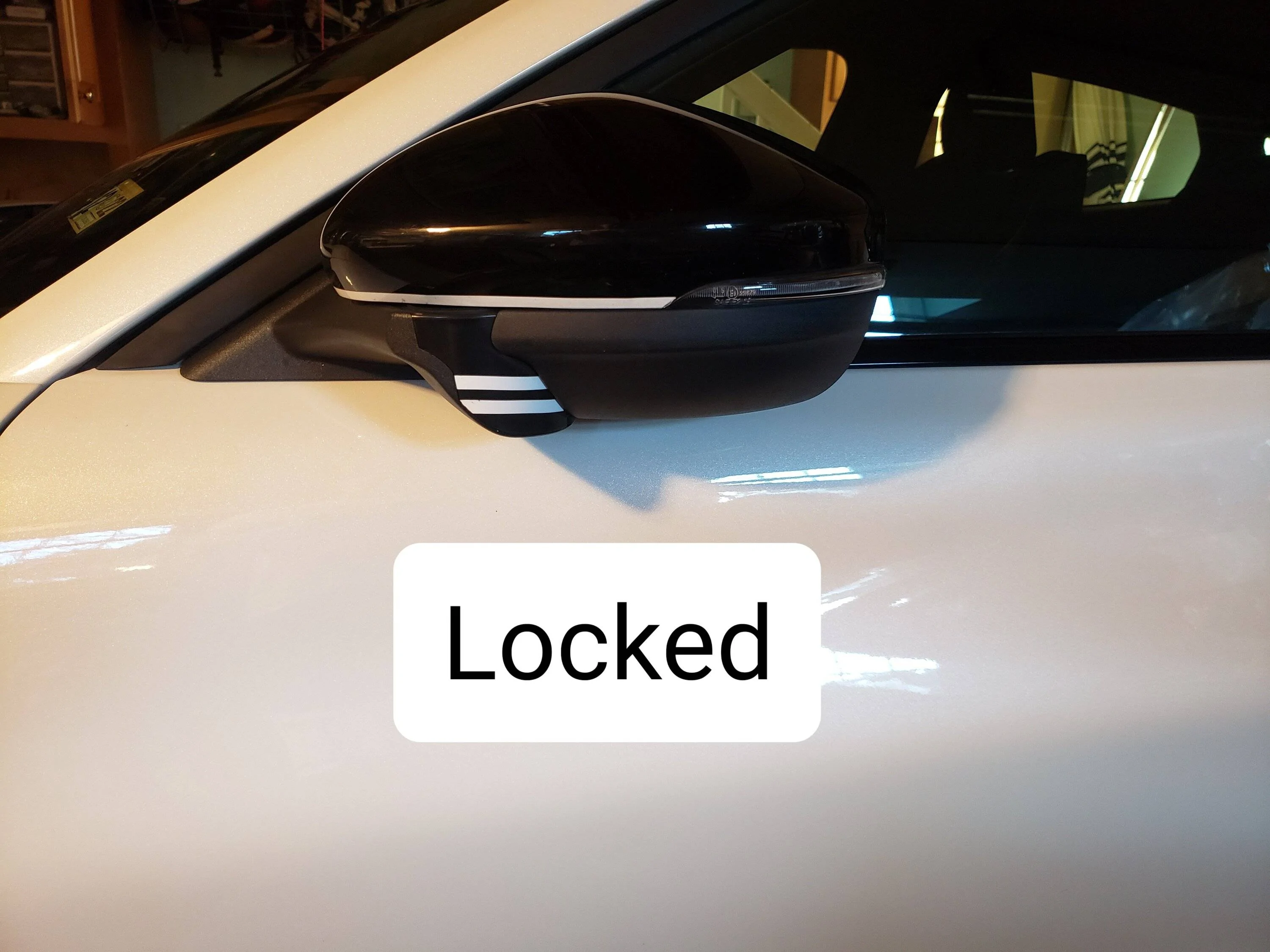 Is my Mach-E locked??? My easy DIY mod that makes it obvious - yes, it ...