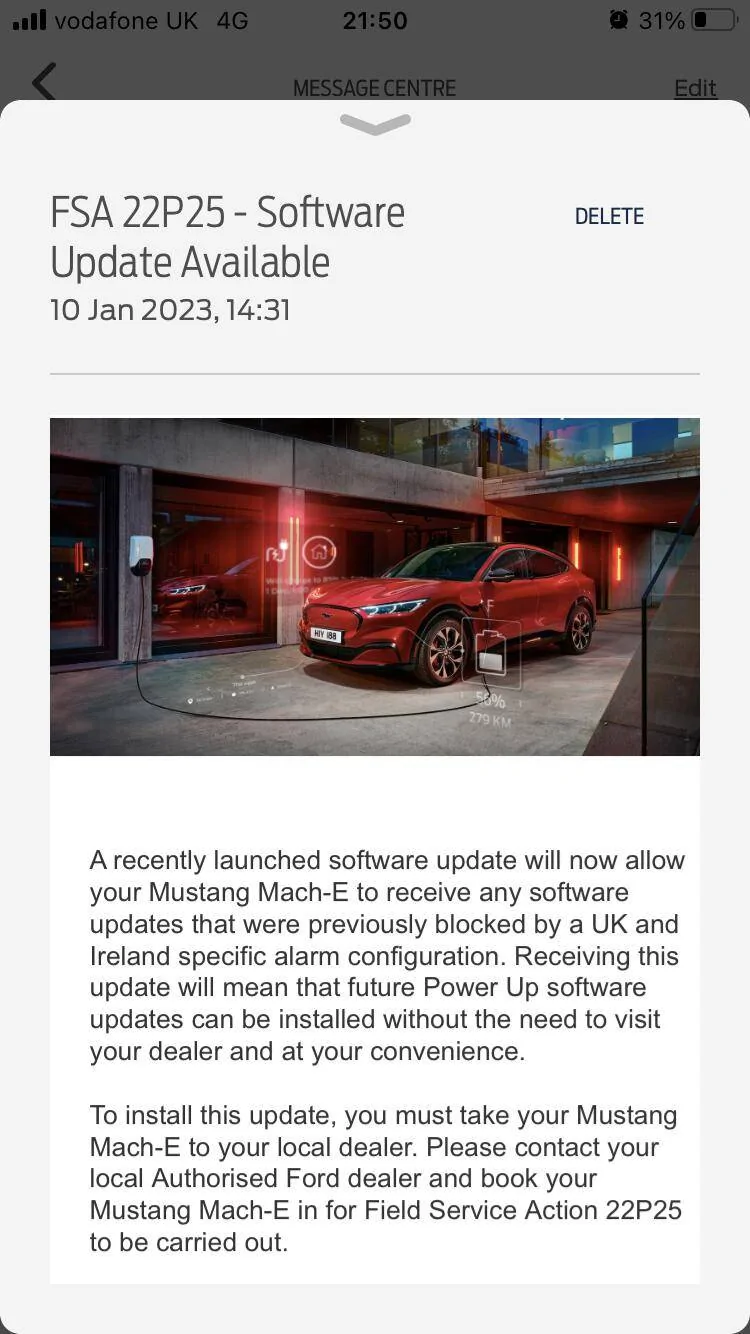 FSA 22P25 notification | MachEforum - Ford Mustang Mach-E News, Owners ...