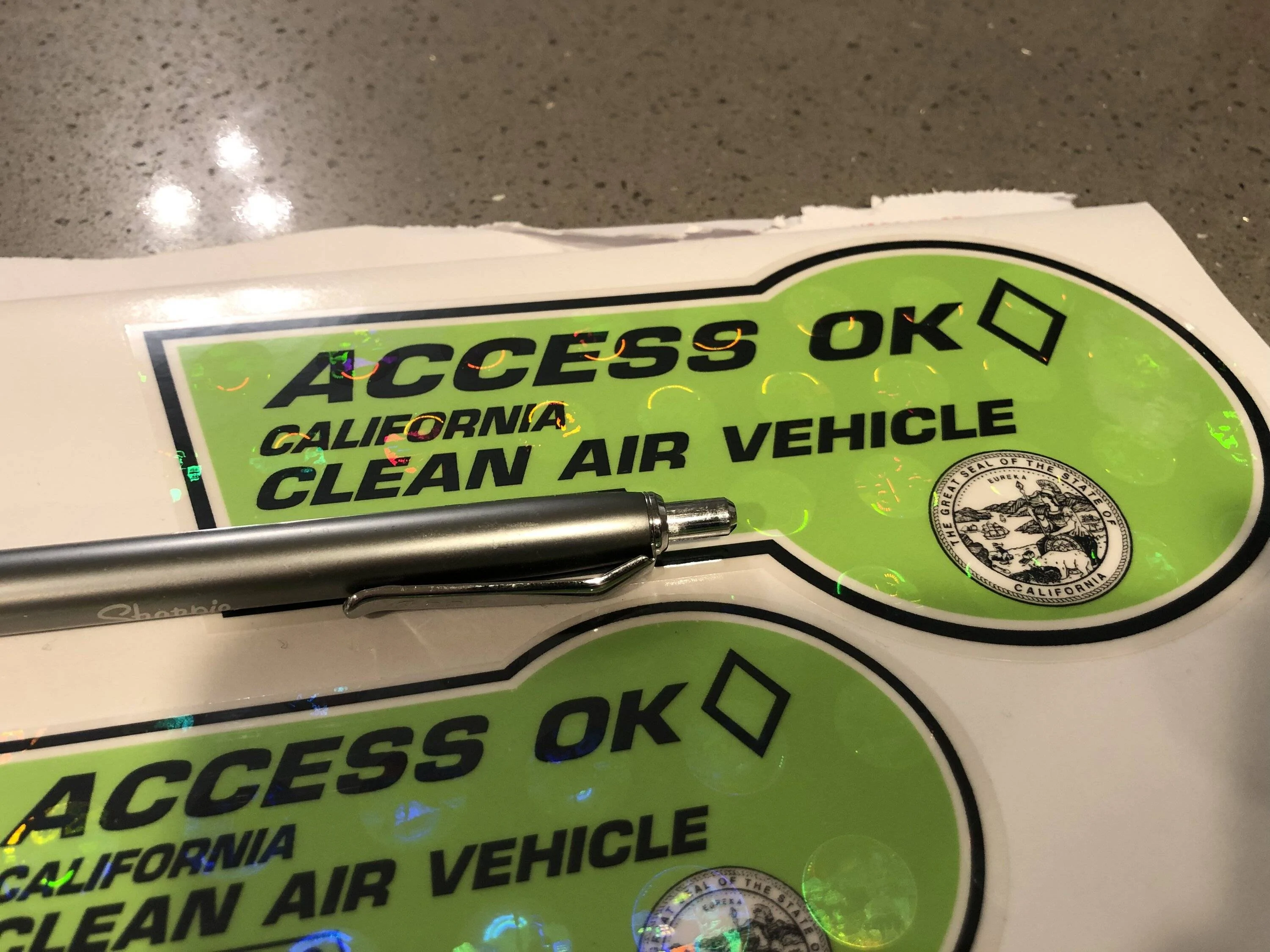 California Clean Air Vehicle Decal | Page 11 | MachEforum - Ford ...